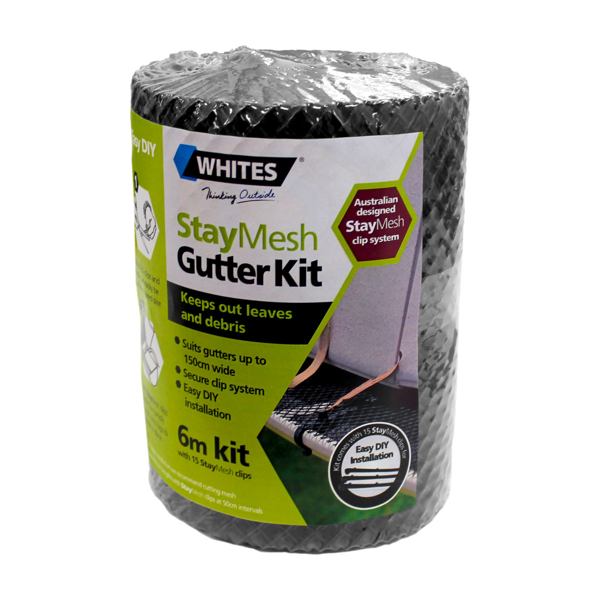 Gutter Mesh Rolls: StayMesh Gutter Kit